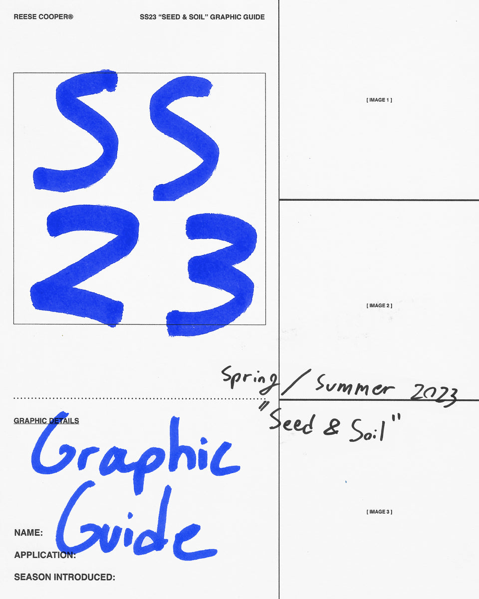 SS23 Graphic Guide – REESE COOPER®