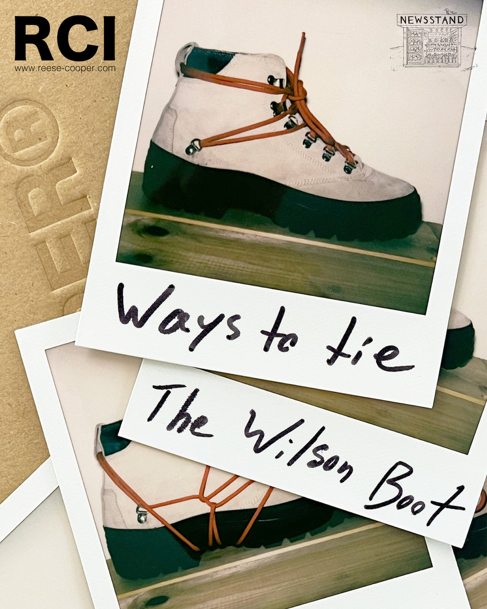 Ways To Tie The Wilson Boot – REESE COOPER®