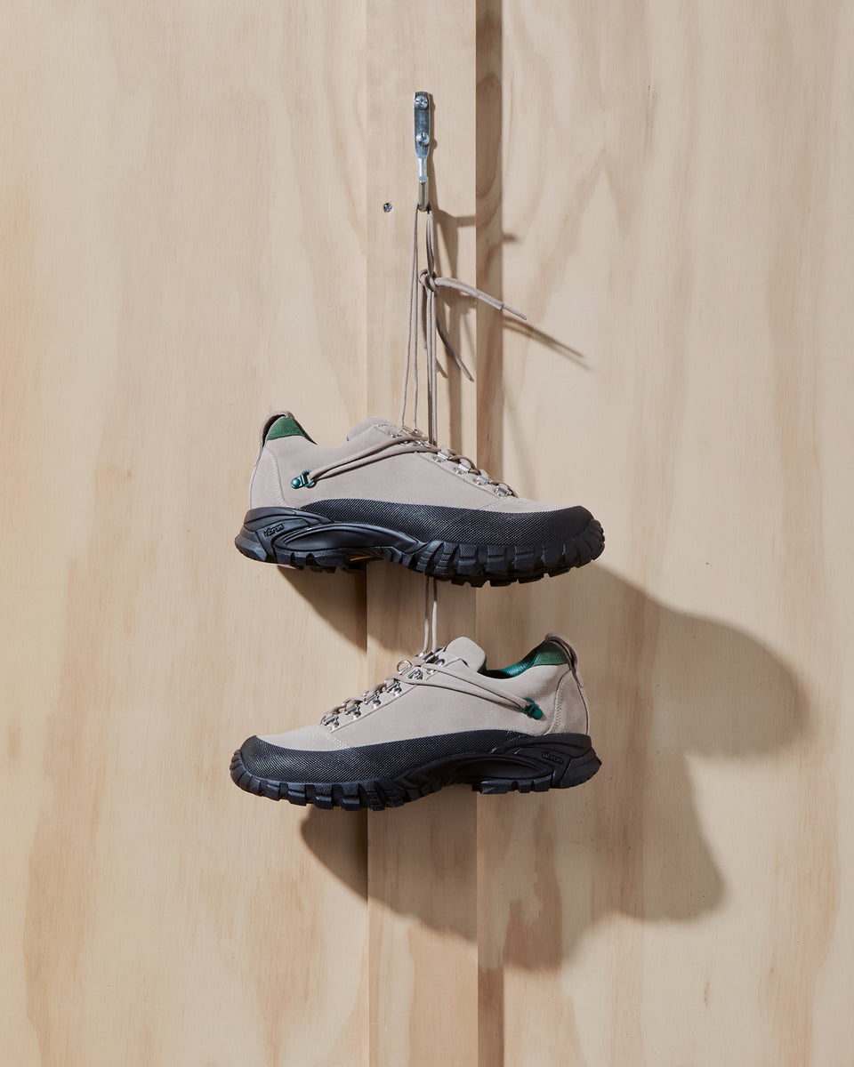 Gabriel Sneaker Sample: Khaki Suede – REESE COOPER®